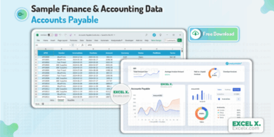 Free Finance & Accounting Sample Data – 5 Excel Datasets | Excelx