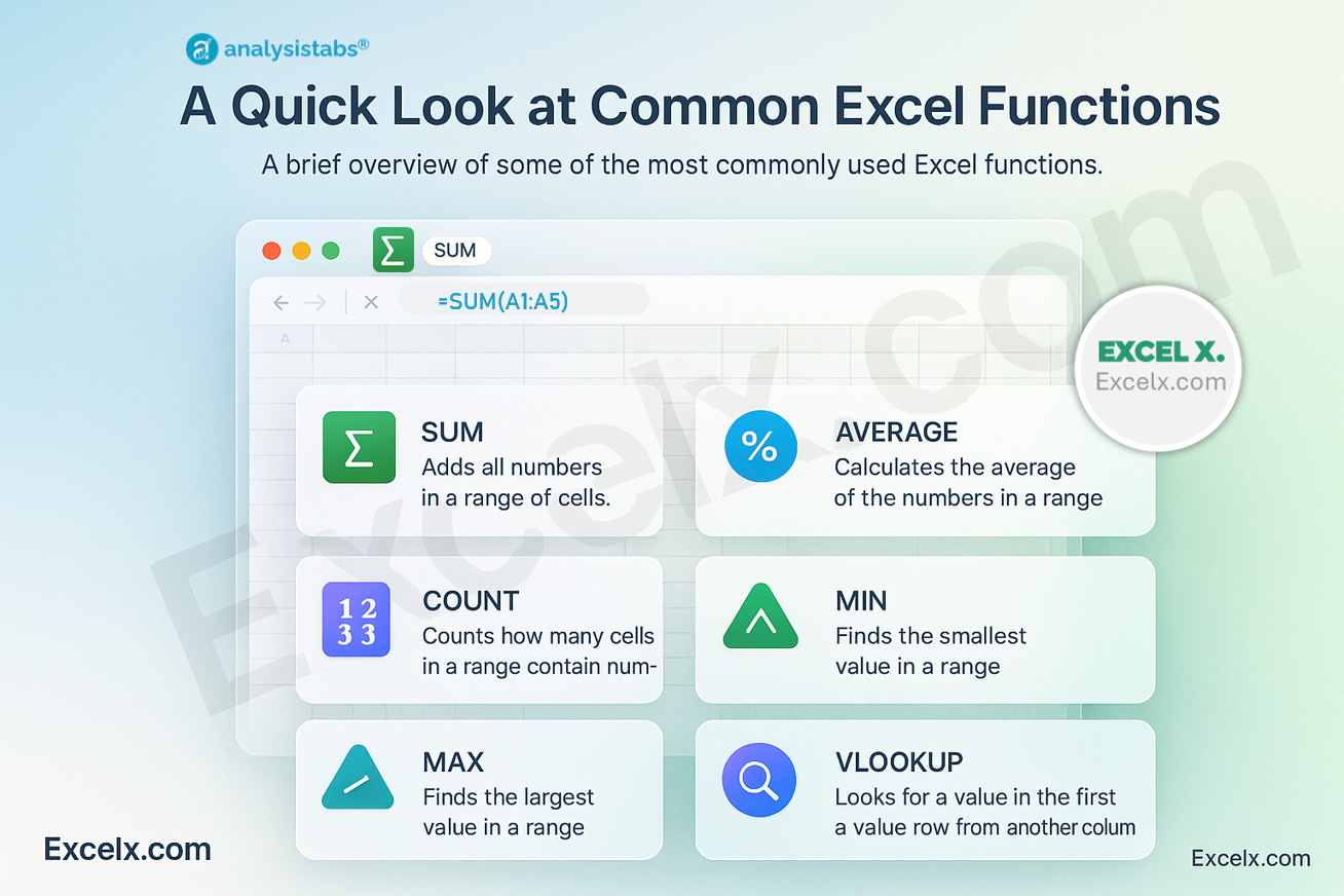 What is a Function in Excel? A Beginner's Guide | Excelx.com