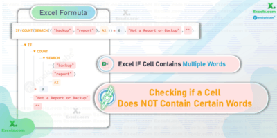 Excel IF Cell Contains Multiple Words: AND Logic Formulas | Excelx.com