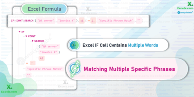 Excel IF Cell Contains Multiple Words: AND Logic Formulas | Excelx.com